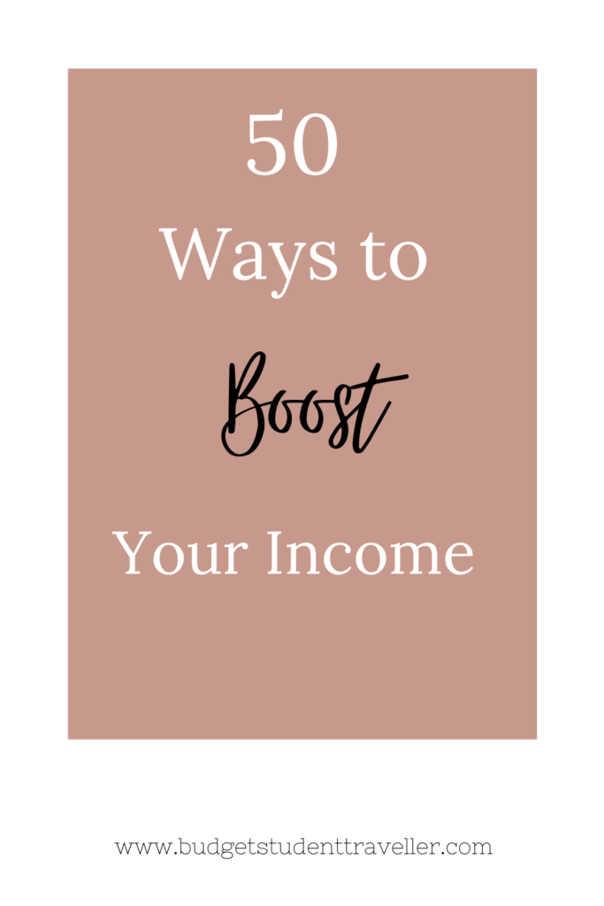 50 Ways to Boost Your Income - The Frugal Explorer